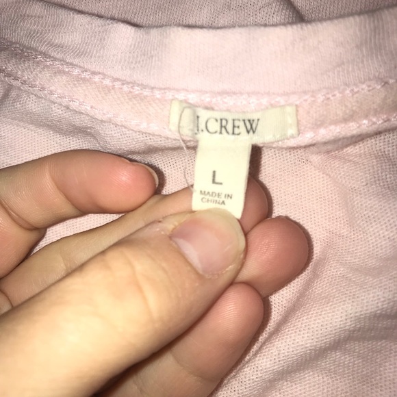 J. Crew | Tops | Pale Pink Jcrew Tshirt | Poshmark